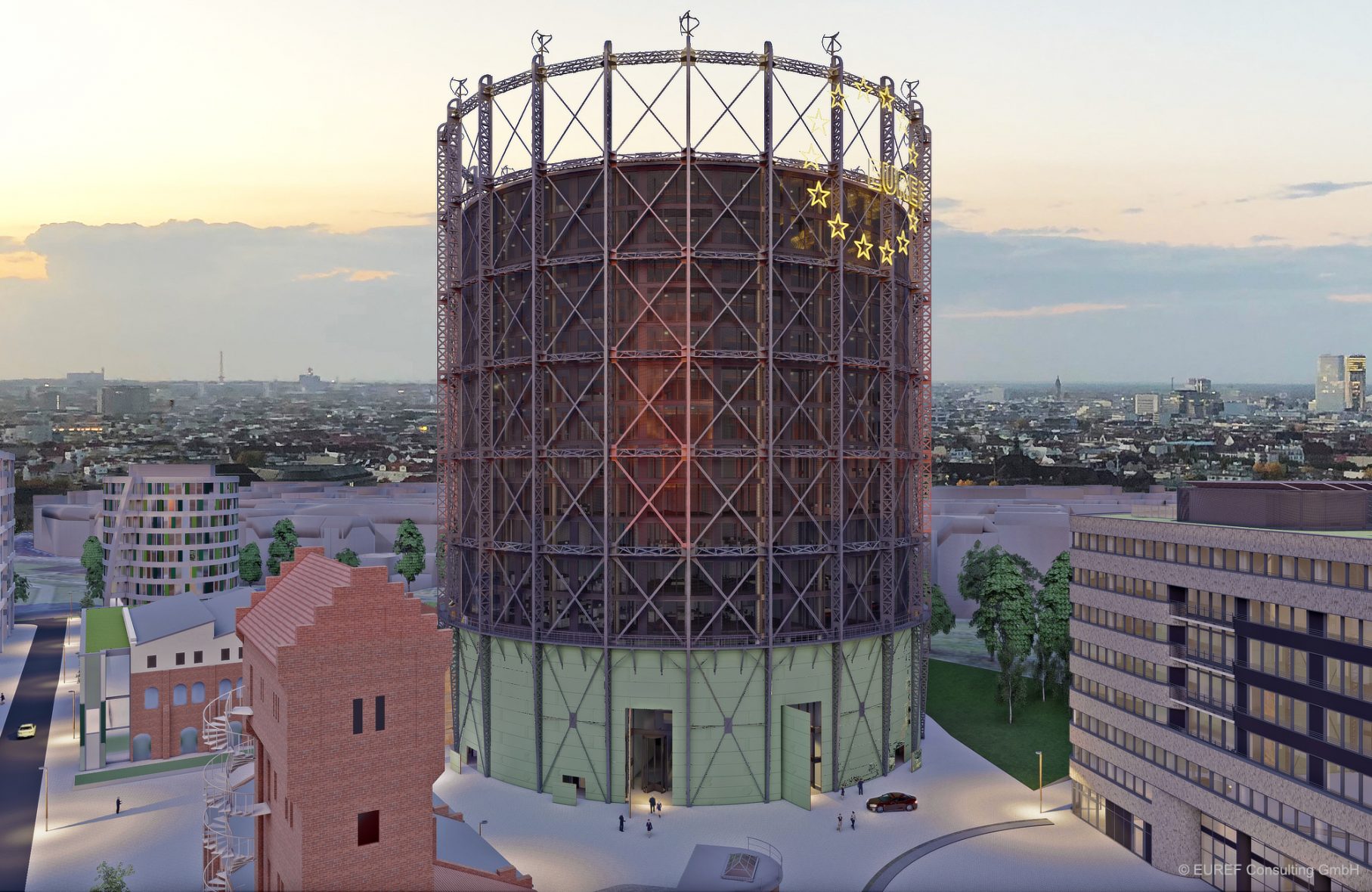 EUREF Campus Berlin Gasometer • theapro München